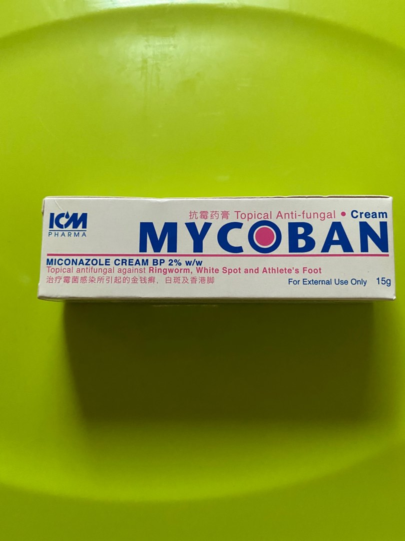 Mycoban miconazole cream (anti fungal), Beauty & Personal Care, Hands ...