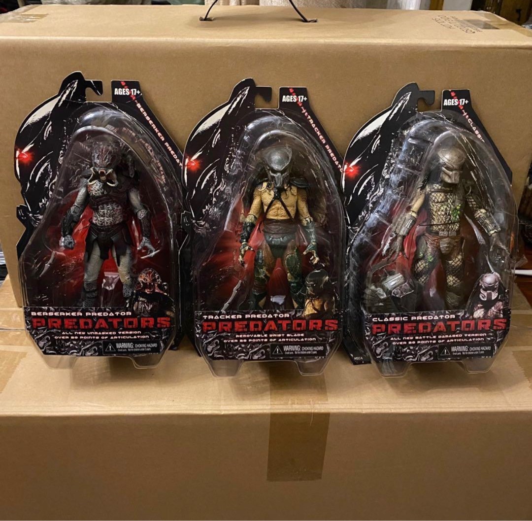 NECA predator set of 3, Hobbies & Toys, Toys & Games on Carousell