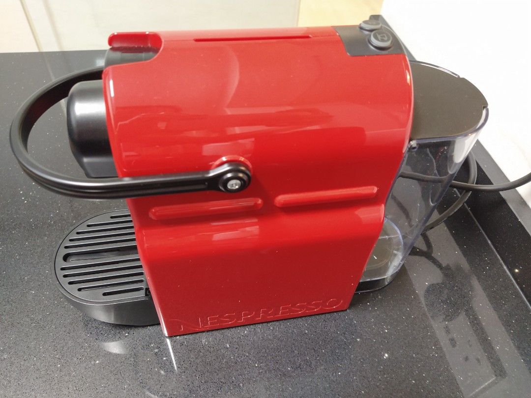Nespresso Inissia Ruby Red, TV & Home Appliances, Kitchen Appliances ...