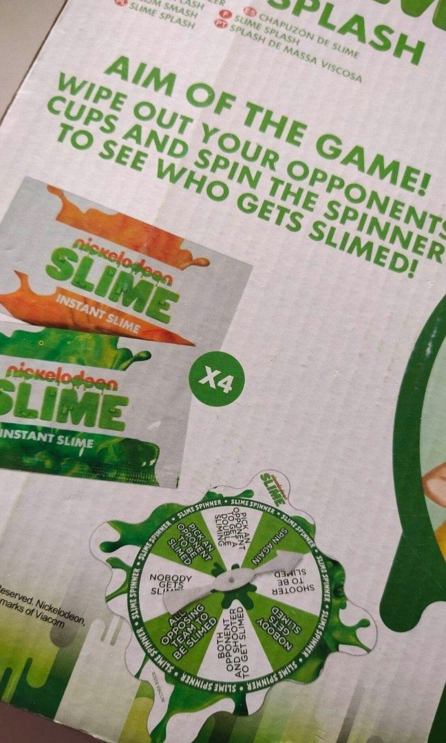 NICKELODEON Slime Splash Games, Hobbies & Toys, Toys & Games on Carousell