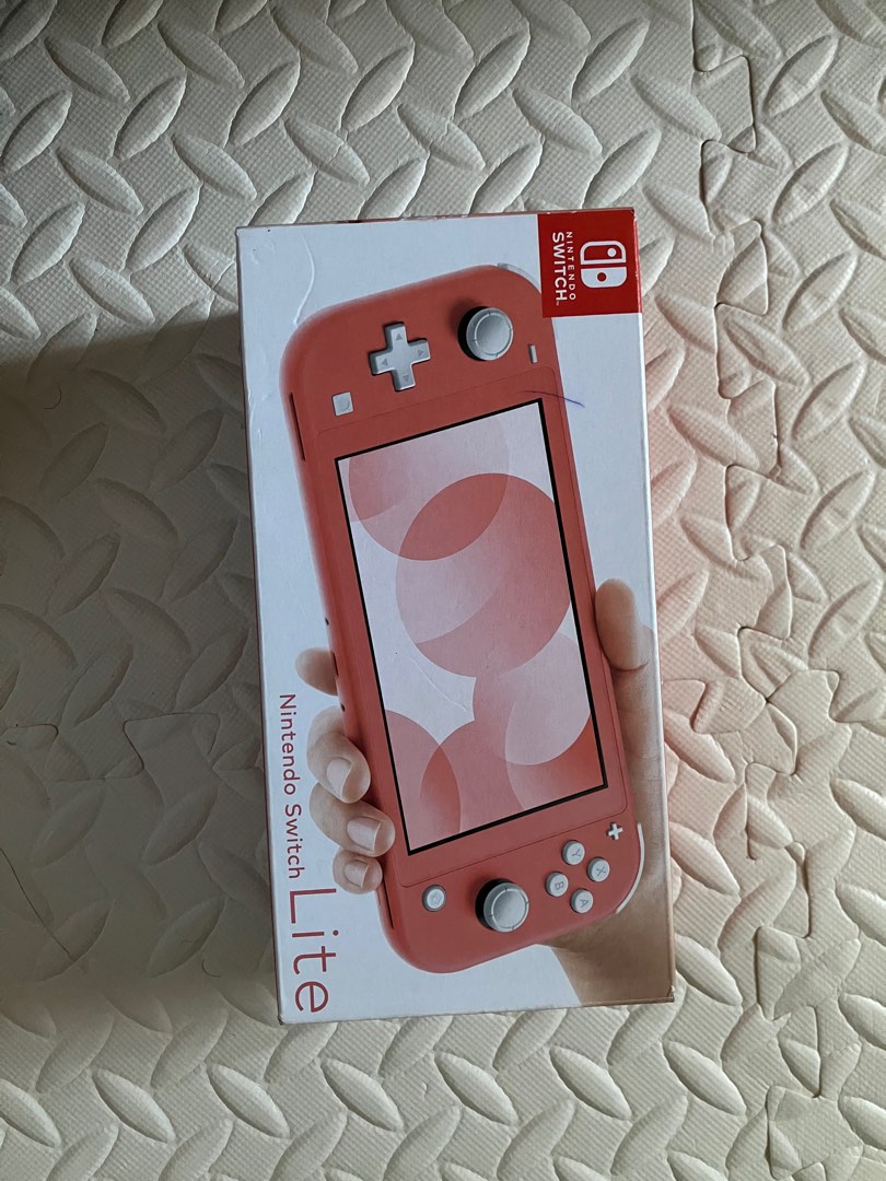 Nintendo Switch Lite (Coral color), Video Gaming, Video Game Consoles ...