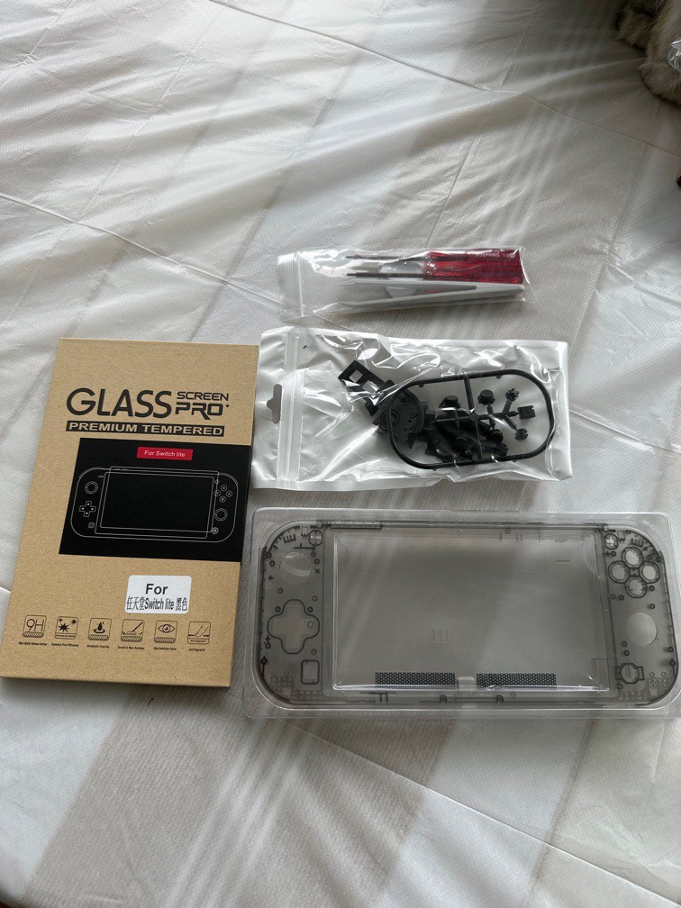 Nintendo Switch Lite Replacement Shell Transparent, Video Gaming ...