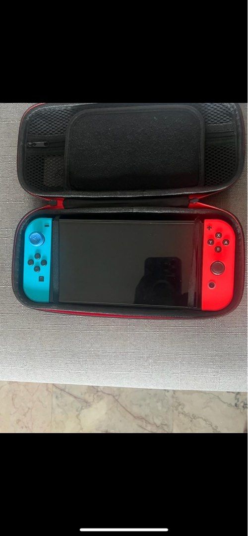 Nintendo switch OLED black , Video Gaming, Video Game Consoles ...