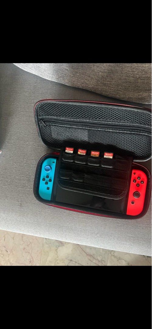 Nintendo switch OLED black , Video Gaming, Video Game Consoles ...