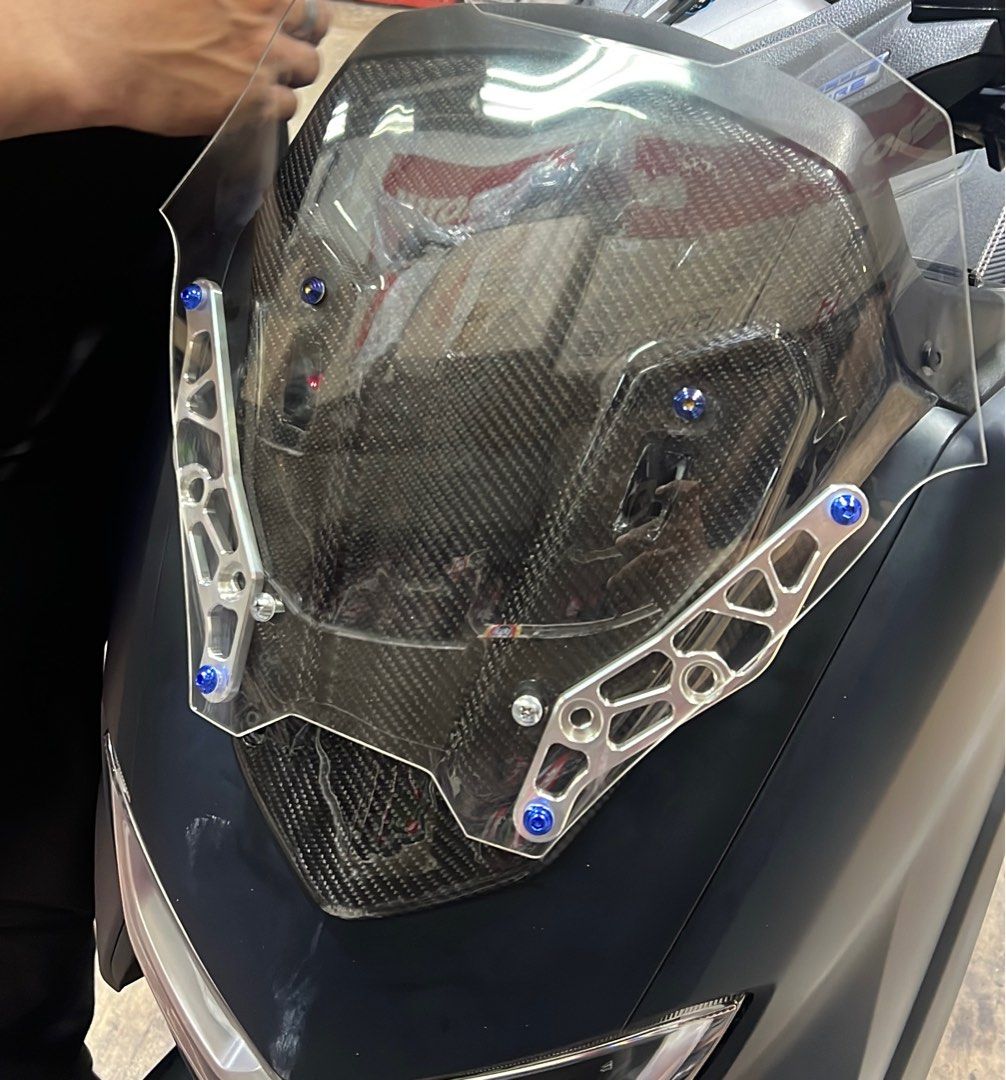 Nmax V2 windshield thai custom made, Motorcycles, Motorcycle ...