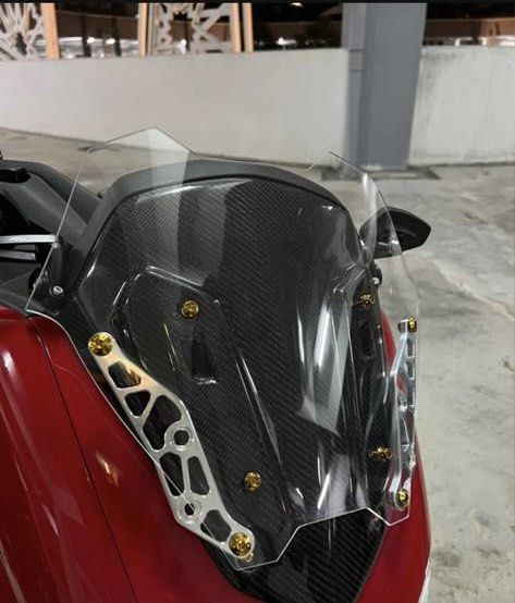 Nmax V2 windshield thai custom made, Motorcycles, Motorcycle ...