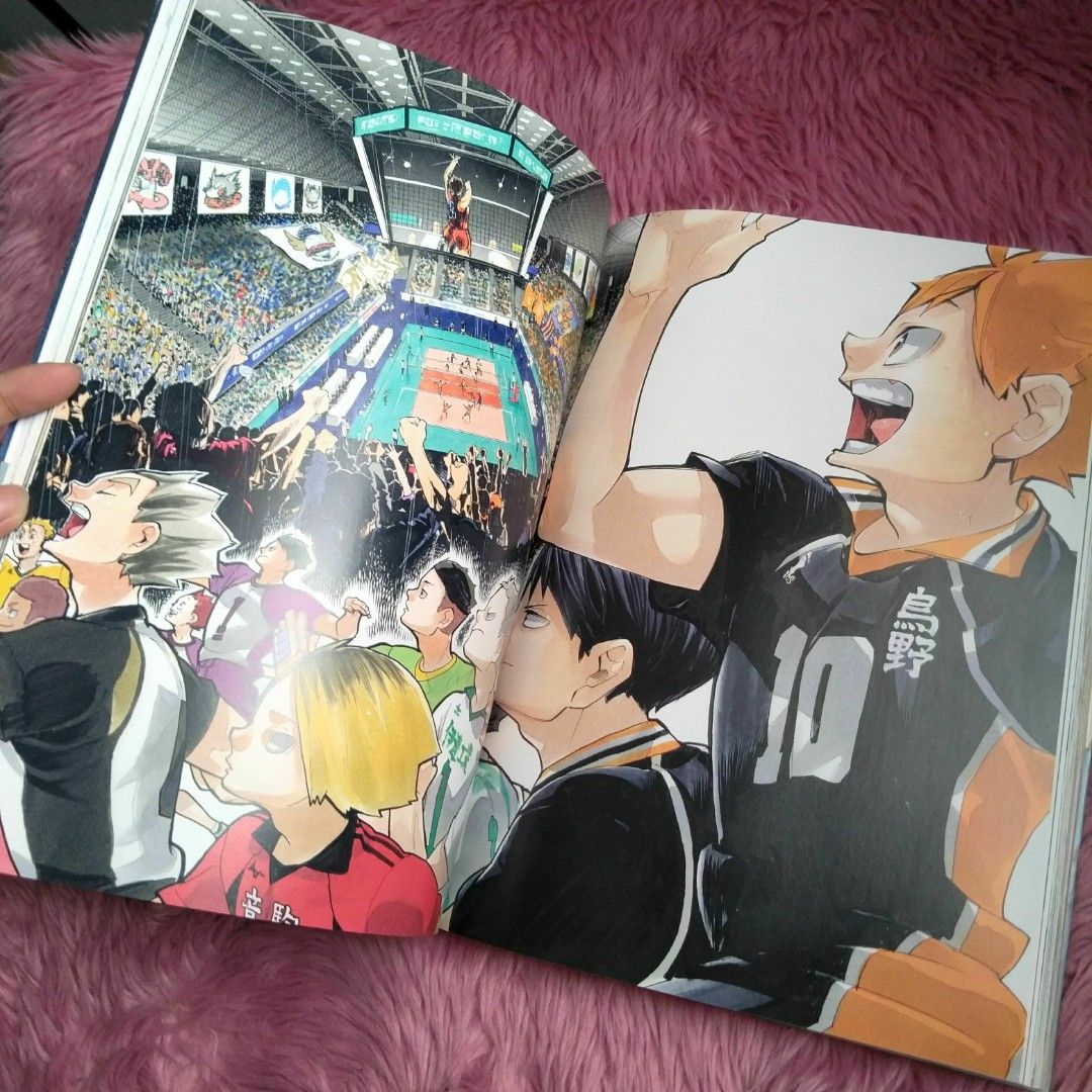 OFFICIAL Haikyuu Complete Illustration Book/Art book, Hobbies & Toys ...