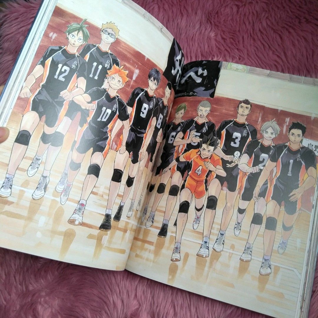 OFFICIAL Haikyuu Complete Illustration Book/Art book, Hobbies & Toys ...
