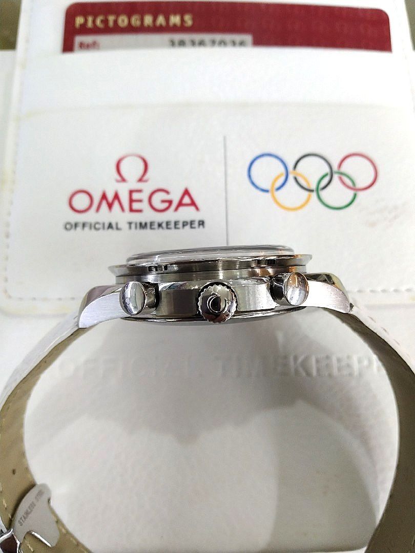 Omega speedometer reduced Olympic edition, Luxury, Watches on Carousell