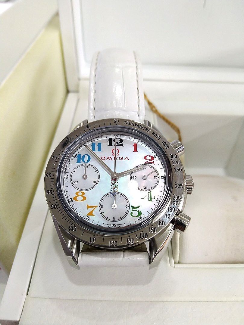 Omega speedometer reduced Olympic edition, Luxury, Watches on Carousell