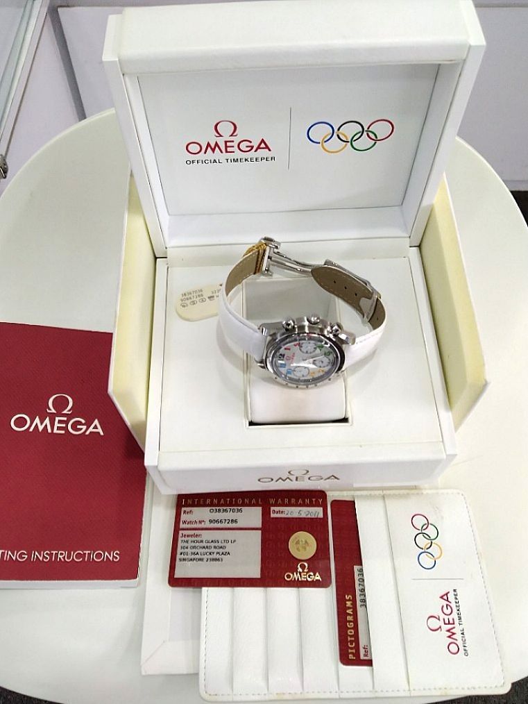 Omega speedometer reduced Olympic edition, Luxury, Watches on Carousell