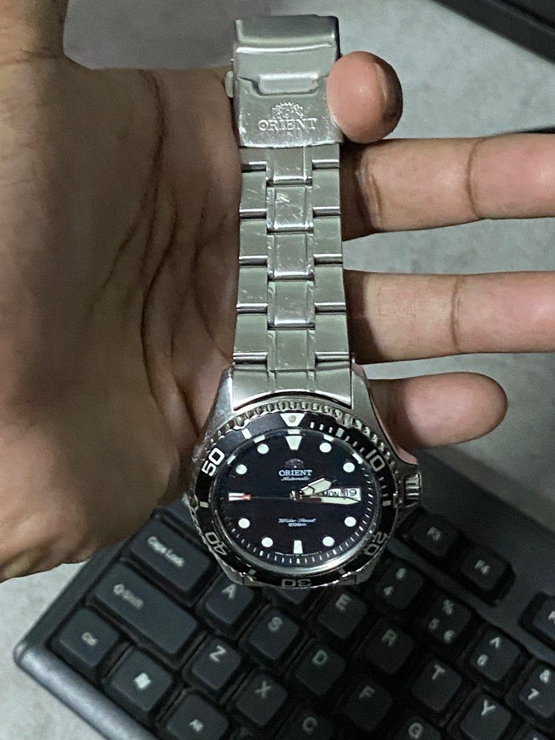 Orient Ray 2 black dial, Men's Fashion, Watches & Accessories, Watches ...