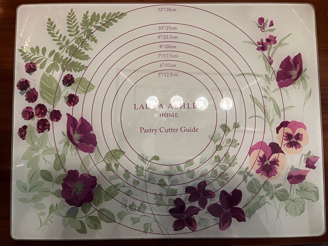 Laura Ashley Pastry cutting glass board , Furniture & Home Living ...