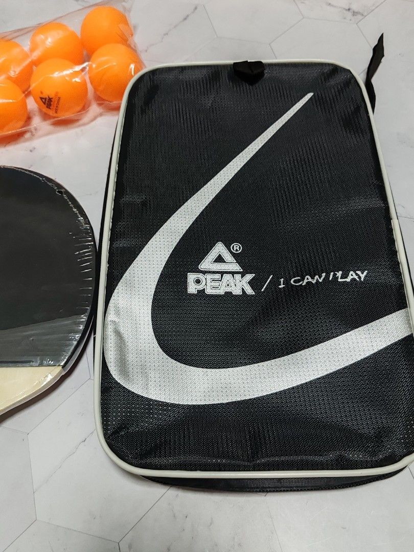 PEAK Table Tennis Bat Rackets Ping Pong Ball Racket Ball Set Table ...