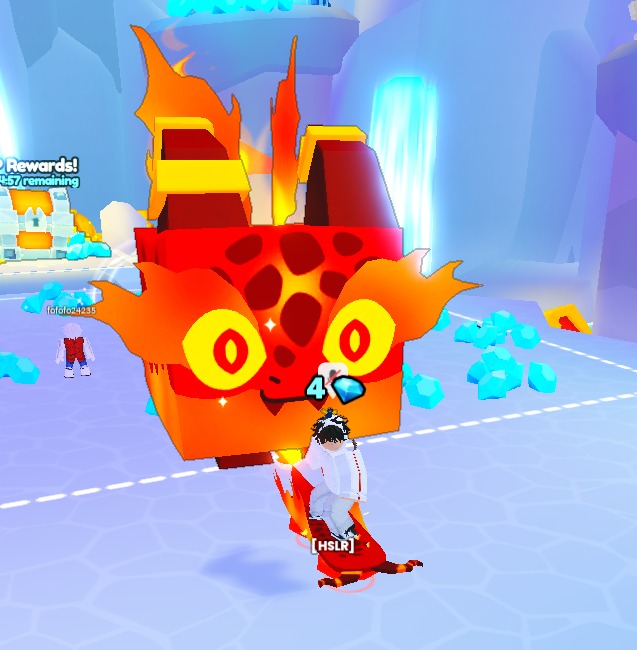 PET SIMULATOR 99 - TITANIC FIRE DRAGON, Video Gaming, Gaming ...
