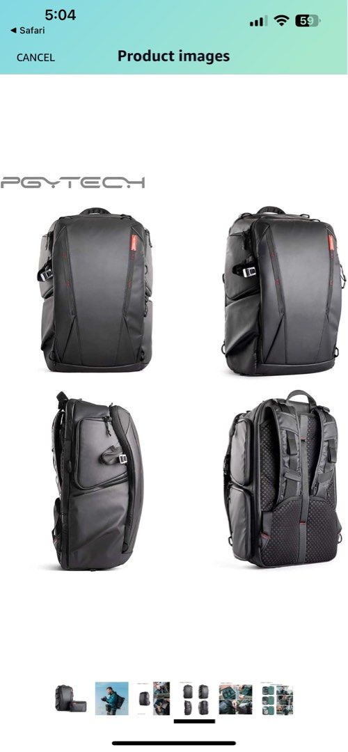 PGYTech OneMo 25L Camera backpack, Photography, Photography Accessories ...