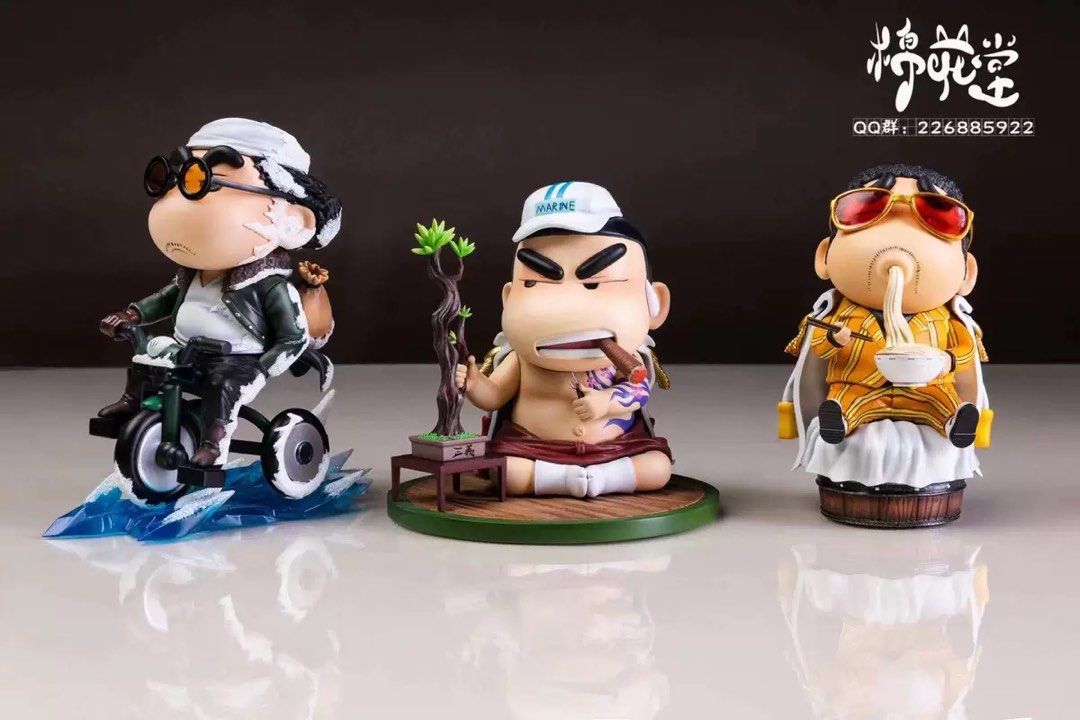 [PO] One Piece X Shin Chan|Crayon Shin Chan Cosplay 3 Admirals, Hobbies ...