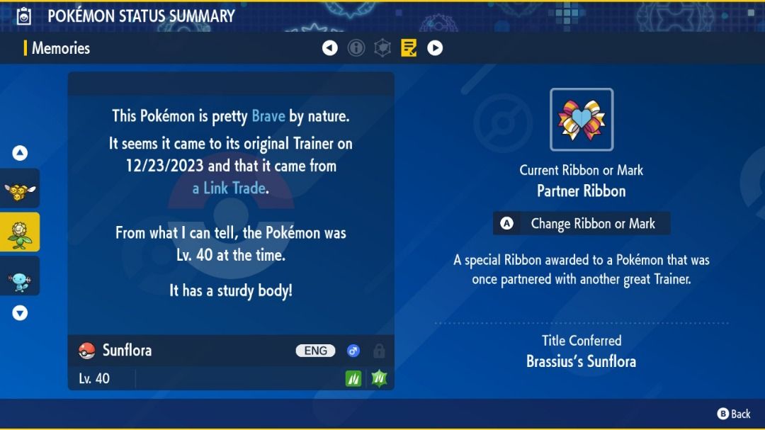 Pokemon Scarlet/Violet Special Coaches Partner Ribbon, Video Gaming ...