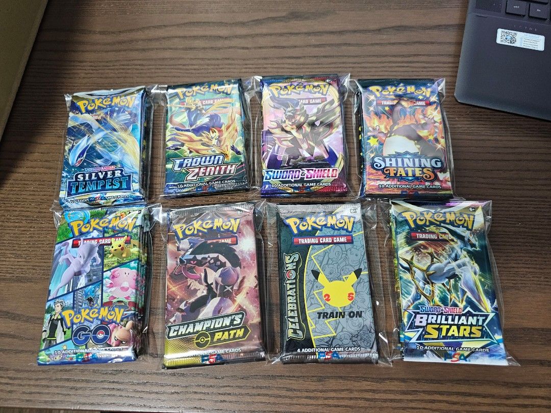 Pokemon Sword & Shield Art Set Packs SWSH Base, Silver Tempest, CP ...