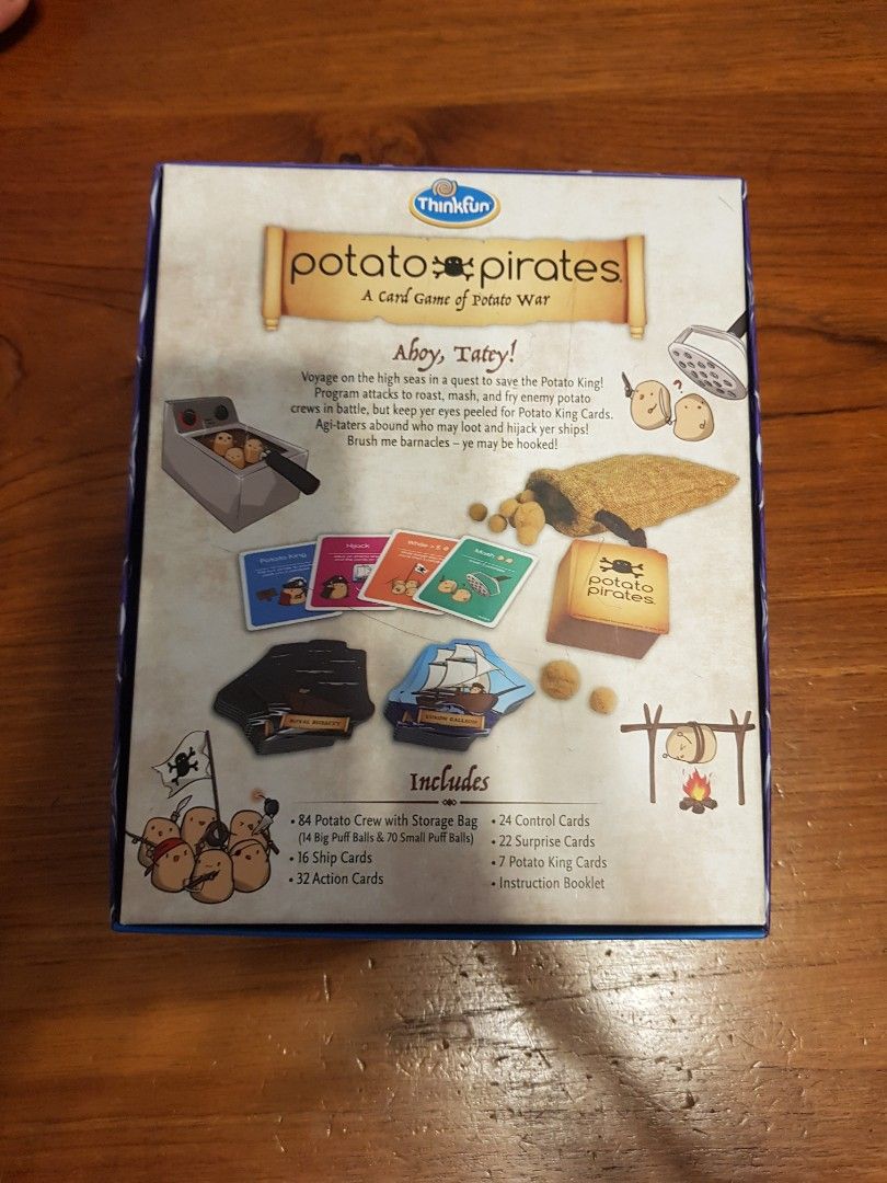 Potato Pirates Board Game, Hobbies & Toys, Toys & Games on Carousell