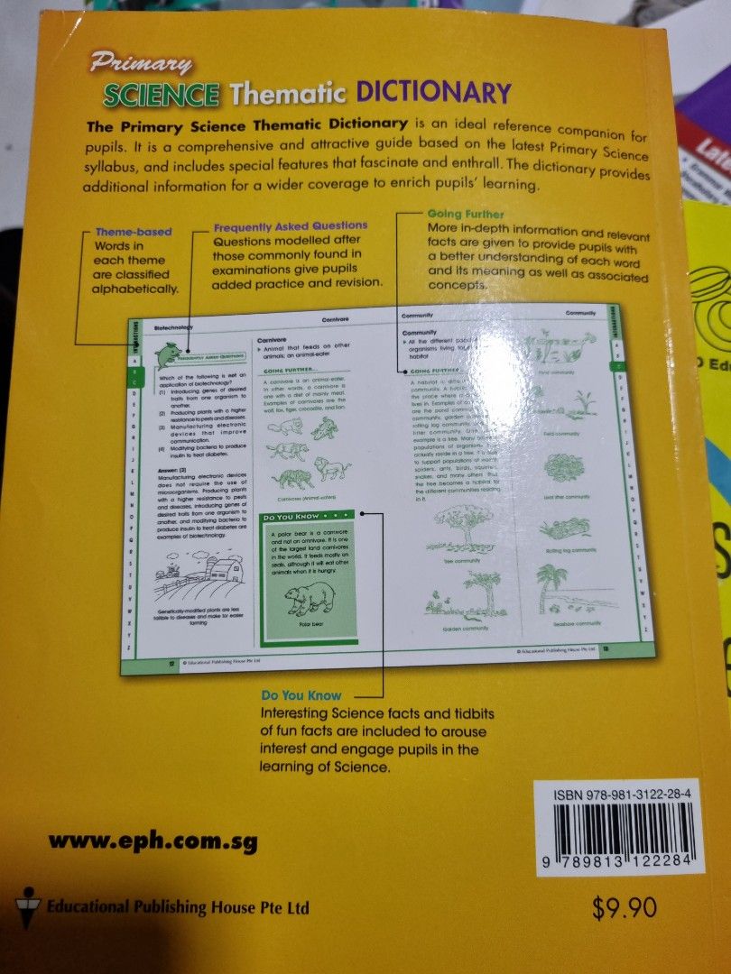 Primary science thematic dictionary, Hobbies & Toys, Books & Magazines ...