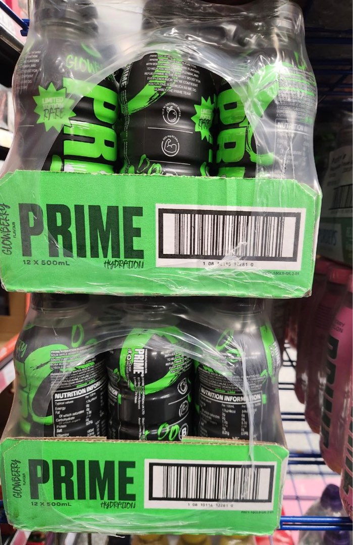 Prime Glowberry (UK limited edition rare), Food & Drinks, Beverages on ...