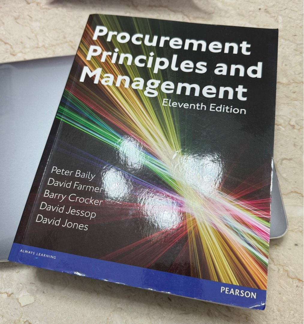 Procurement Principles and Management, Hobbies & Toys, Books & Magazines, Textbooks on Carousell