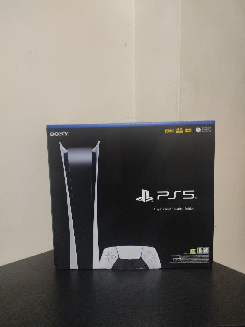 PS5 Digital Edition Playstation 5, Video Gaming, Video Game Consoles ...