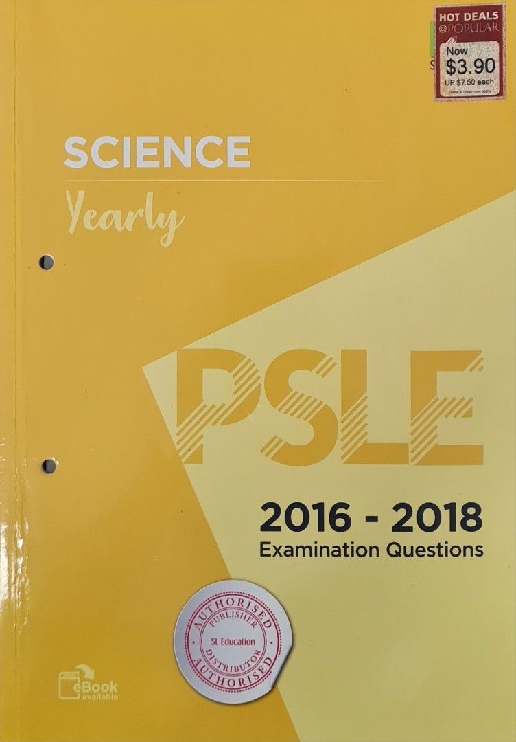 PSLE Science revision workbooks topical exam papers, Hobbies & Toys ...