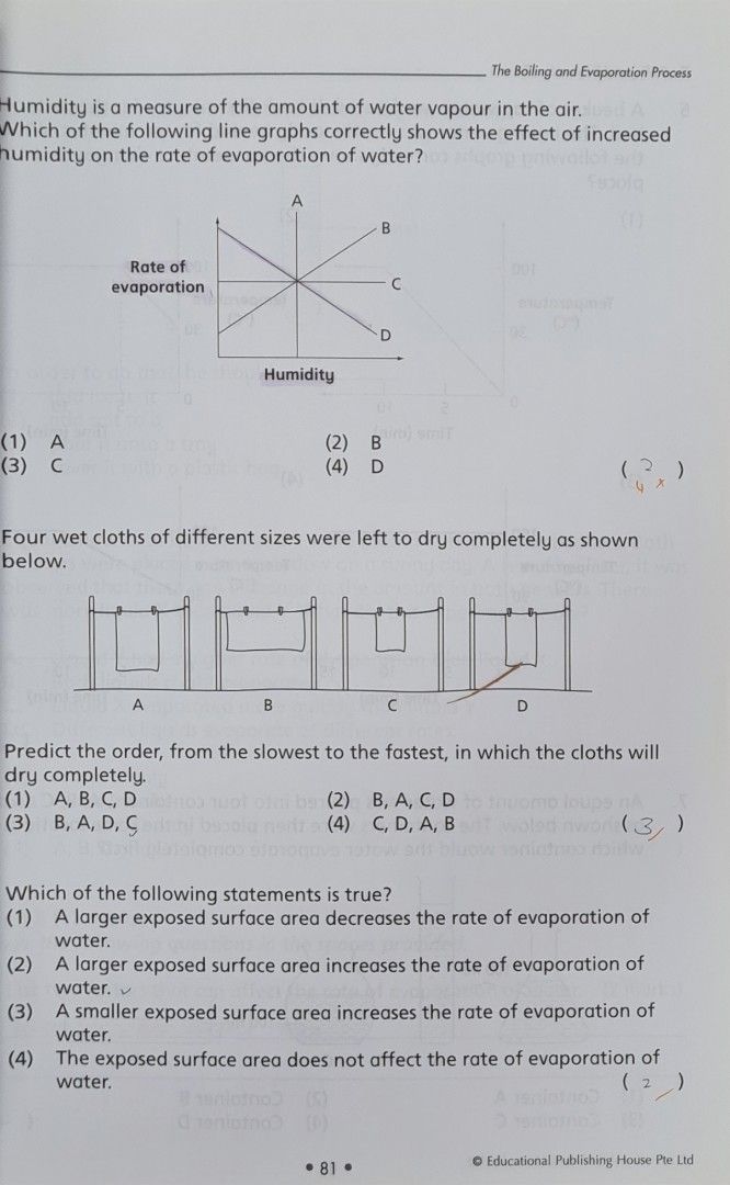 PSLE Science revision workbooks topical exam papers, Hobbies & Toys ...