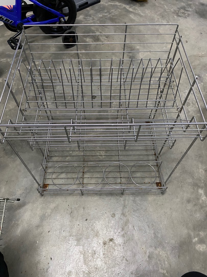 Rak pinggan besi, Furniture & Home Living, Kitchenware & Tableware ...