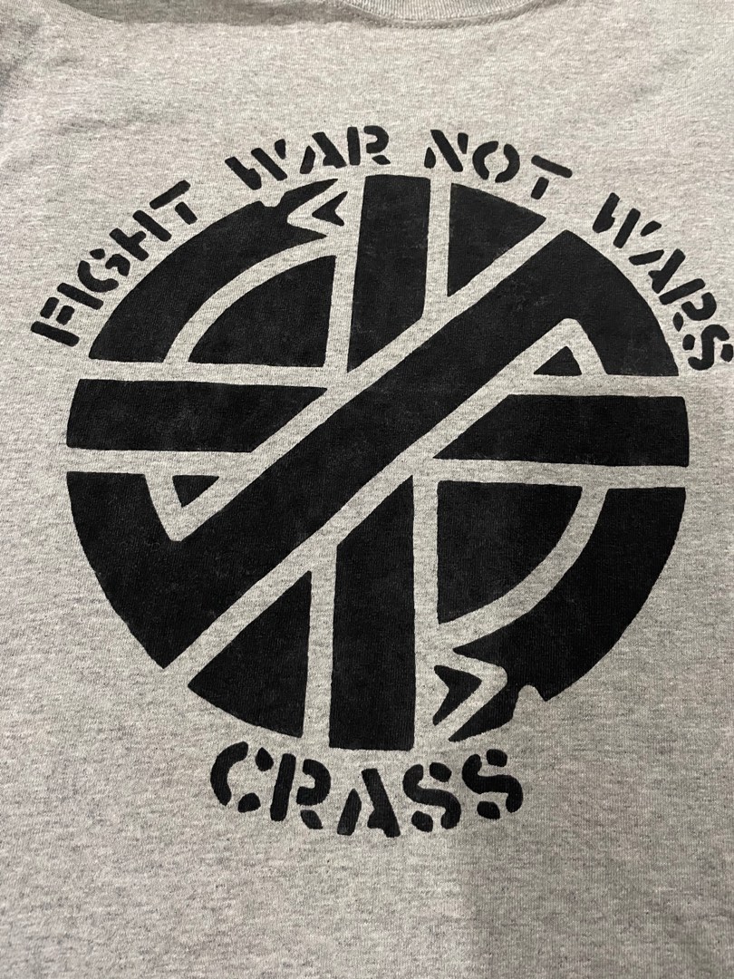 Rare vintage 90s y2k crass punk band the clash, Men's Fashion, Tops ...