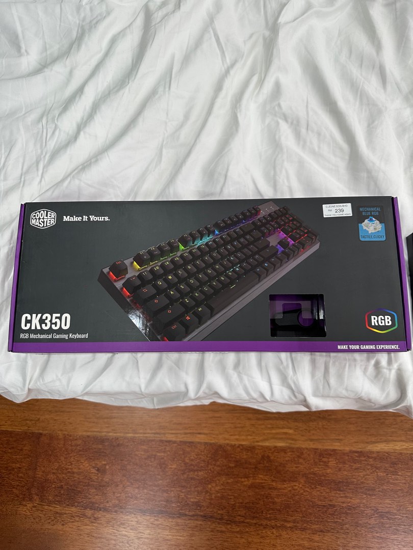RGB Mechanical Gaming Keyboard CK350 Cooler Master, Computers & Tech ...