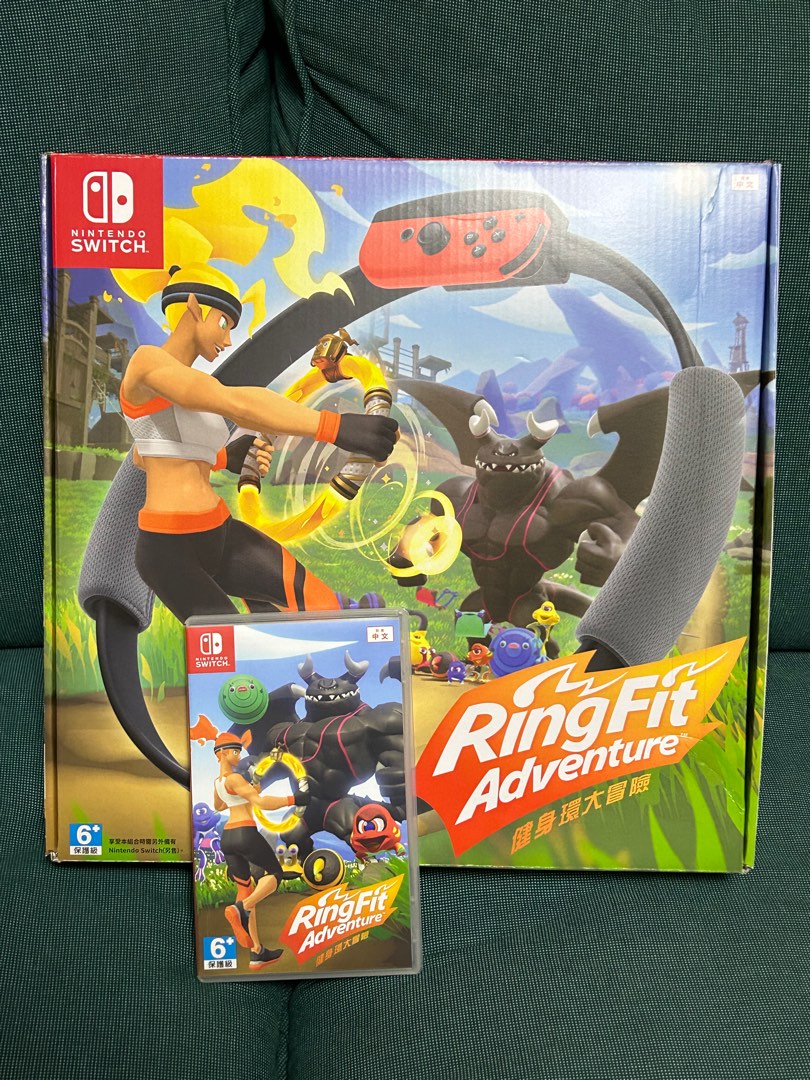 Ringfit 中文版 switch game 超新淨 《健身環大冒險》, 電子遊戲, 電子遊戲, Nintendo 任天堂 - Carousell