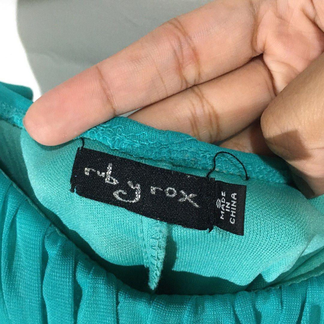 Roby Rox US Brand Flowy Green Dress (Small), Women's Fashion, Dresses & Sets, Dresses on Carousell