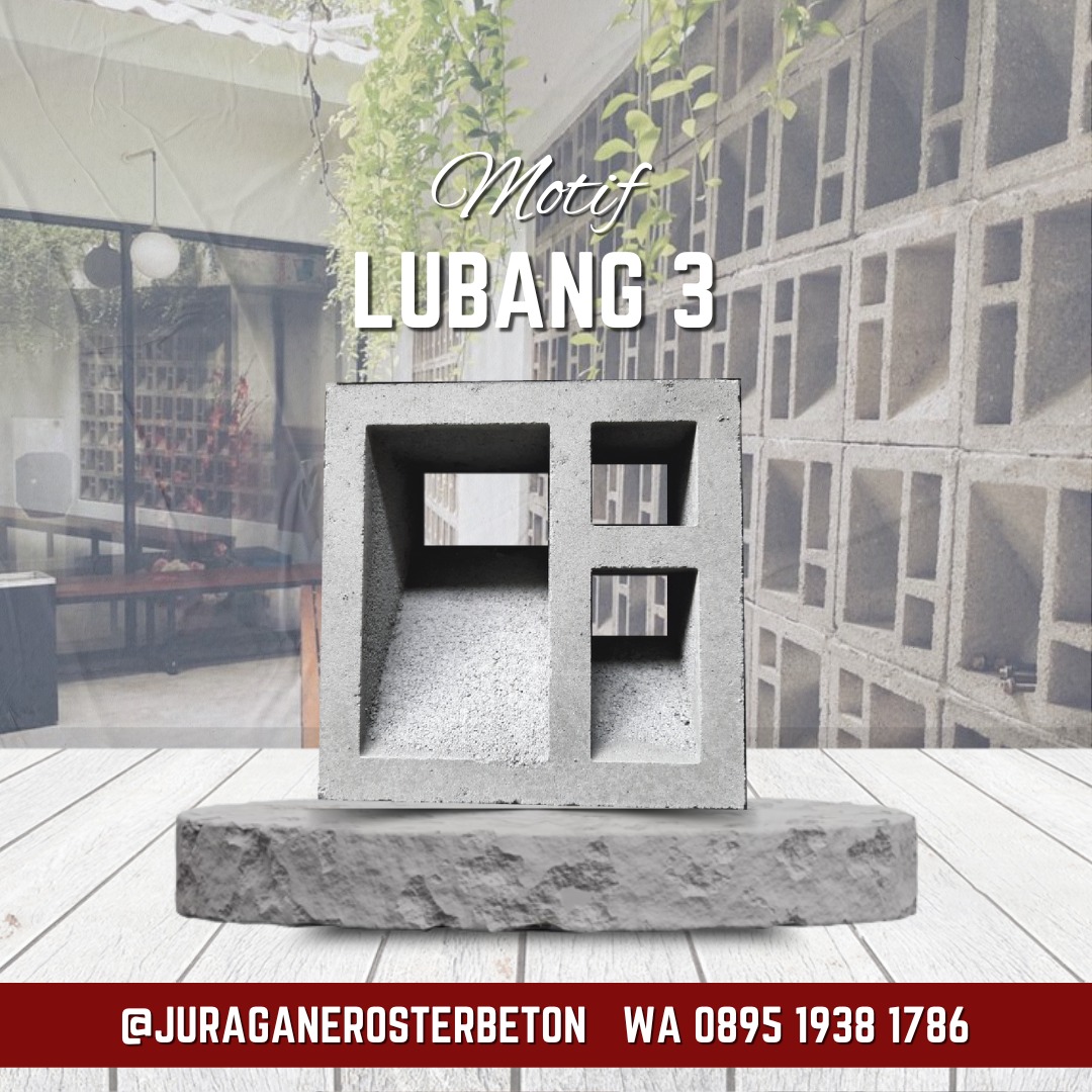 ROSTER BETON MINIMALIS MOTIF LUBANG 3 DI GARUNG WONOSOBO JAWA TENGAH ...