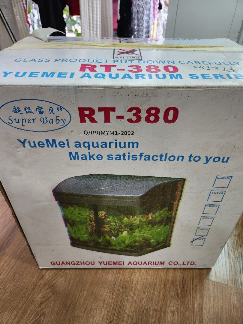 RT-380 Fish tank, Pet Supplies, Homes & Other Pet Accessories on Carousell