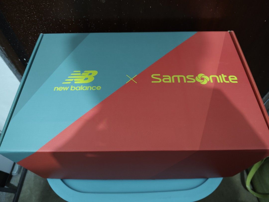 Samsonite X New Balance Shoe Box Crossbody Bag, Luxury, Bags & Wallets ...