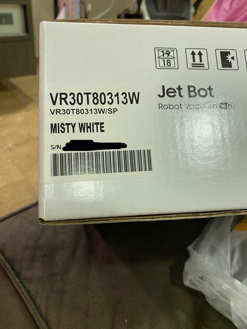 Samsung Bespoke JetBot Robot Vacuum 60 W LiDAR Sensor VR30T80313W, TV ...