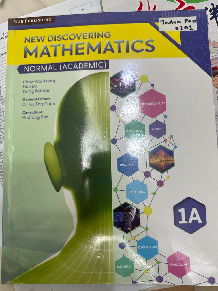 Sec 1 Normal Math 1A, Hobbies & Toys, Books & Magazines, Textbooks on Carousell