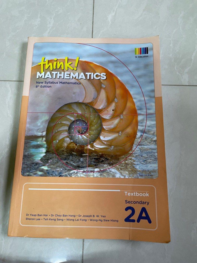 Sec 2 Math Textbook 2A, Hobbies & Toys, Books & Magazines, Textbooks on ...
