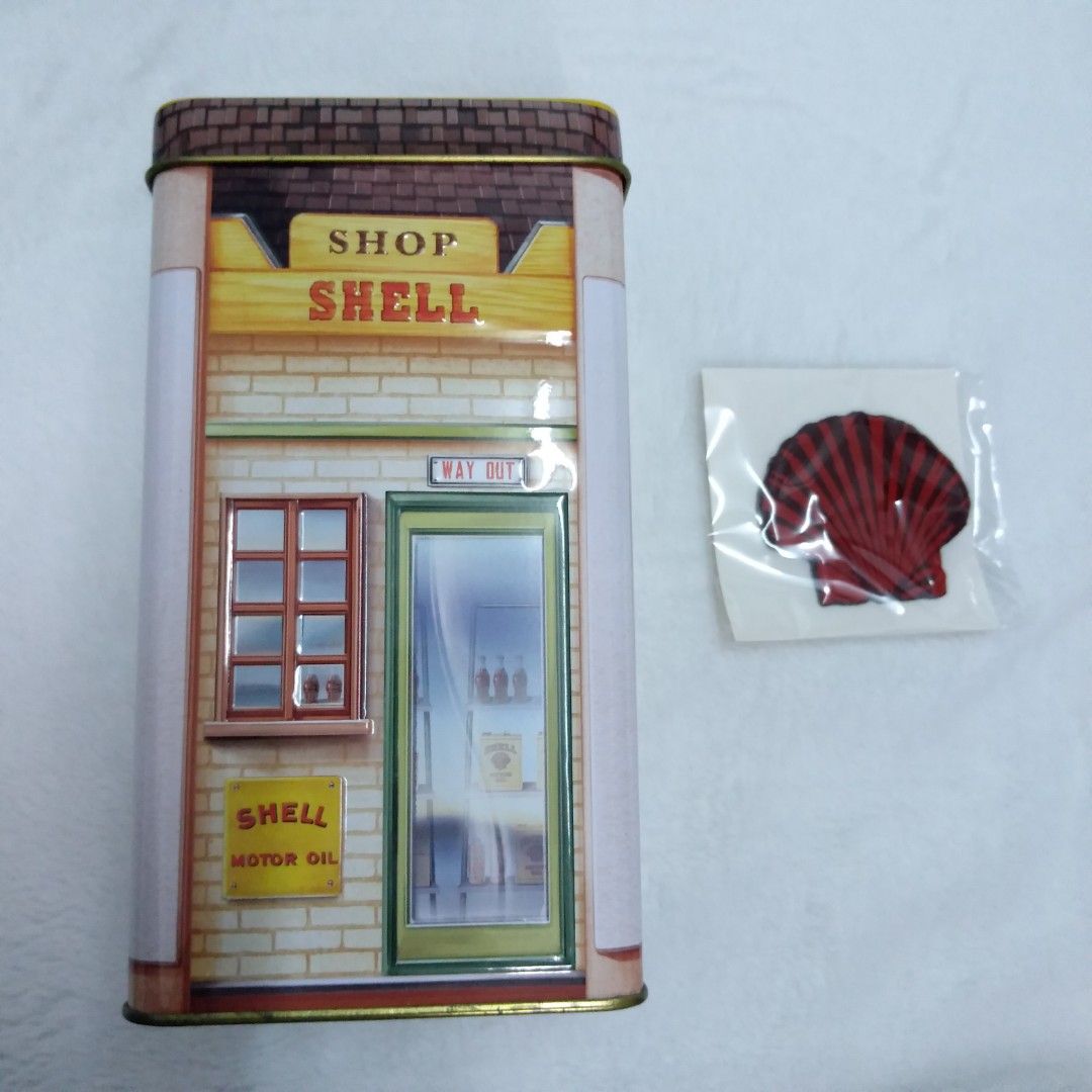 Shell Anniversary 1920 tin, Hobbies & Toys, Collectibles & Memorabilia ...