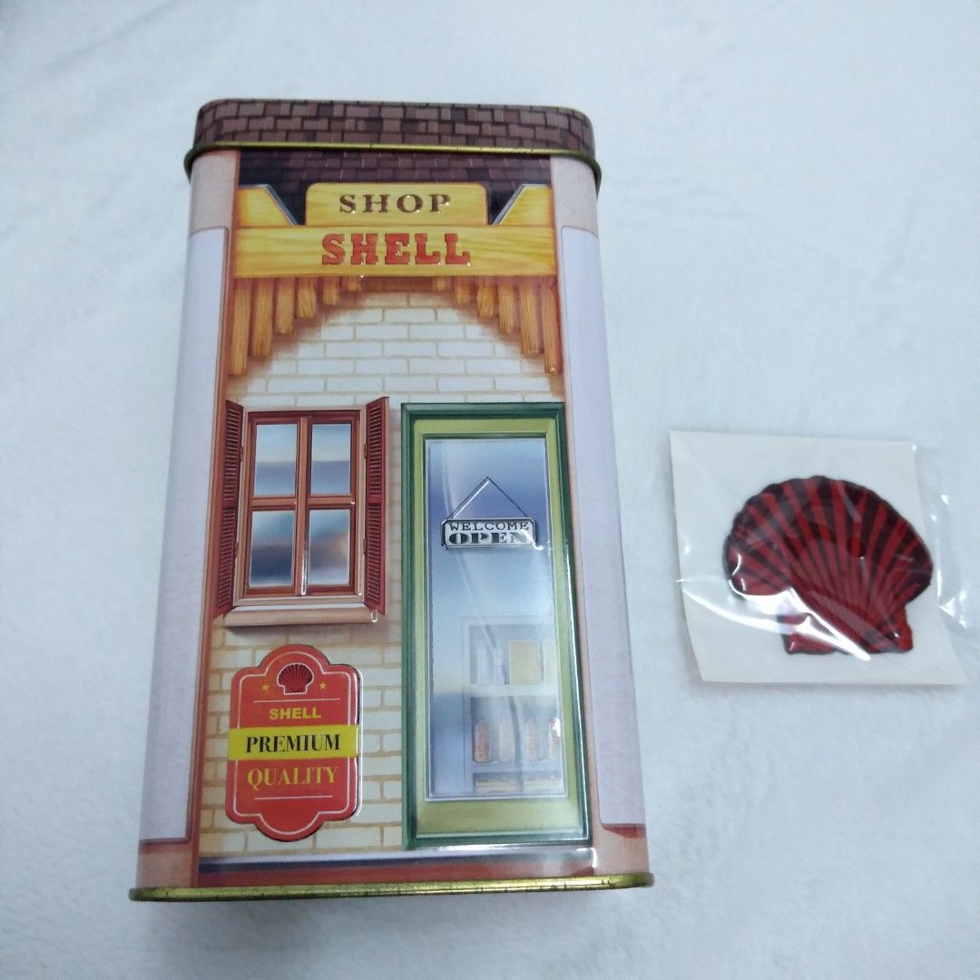 Shell Anniversary 1920 tin, Hobbies & Toys, Collectibles & Memorabilia ...