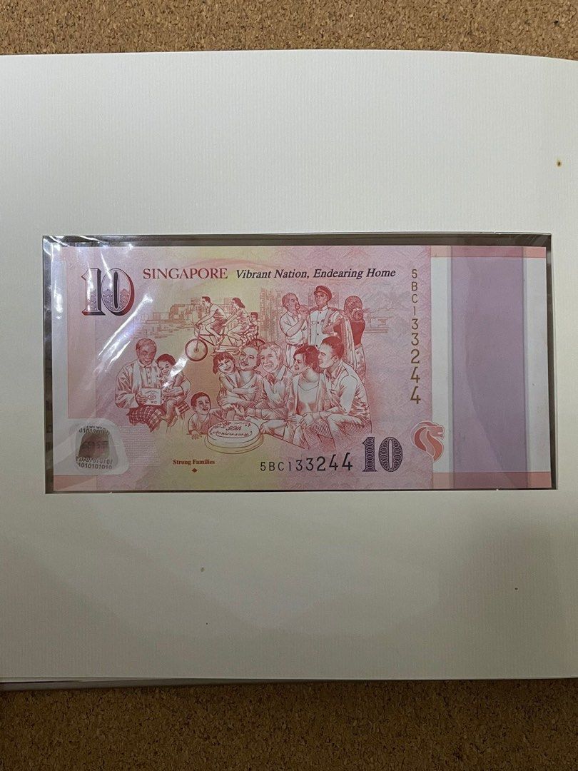 Singapore SG50 Commemorative $10 & $50 Polymer Note Set, Hobbies & Toys ...
