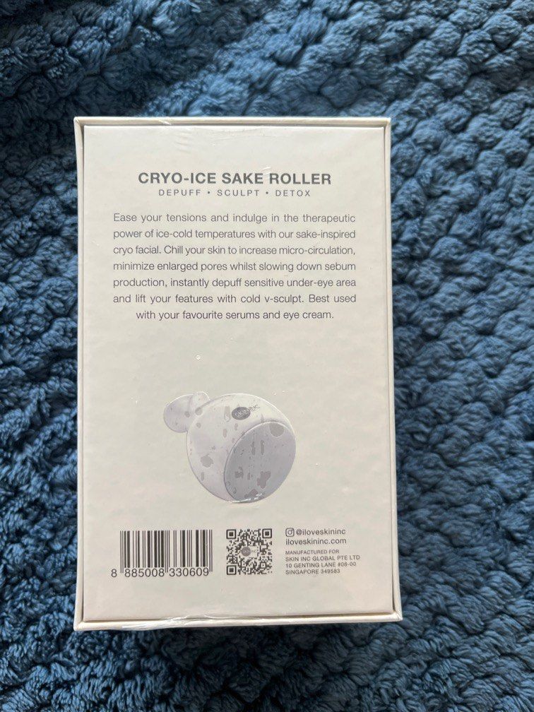 Skin Inc Cryo-Ice Sake Roller, Beauty & Personal Care, Face, Face Care ...