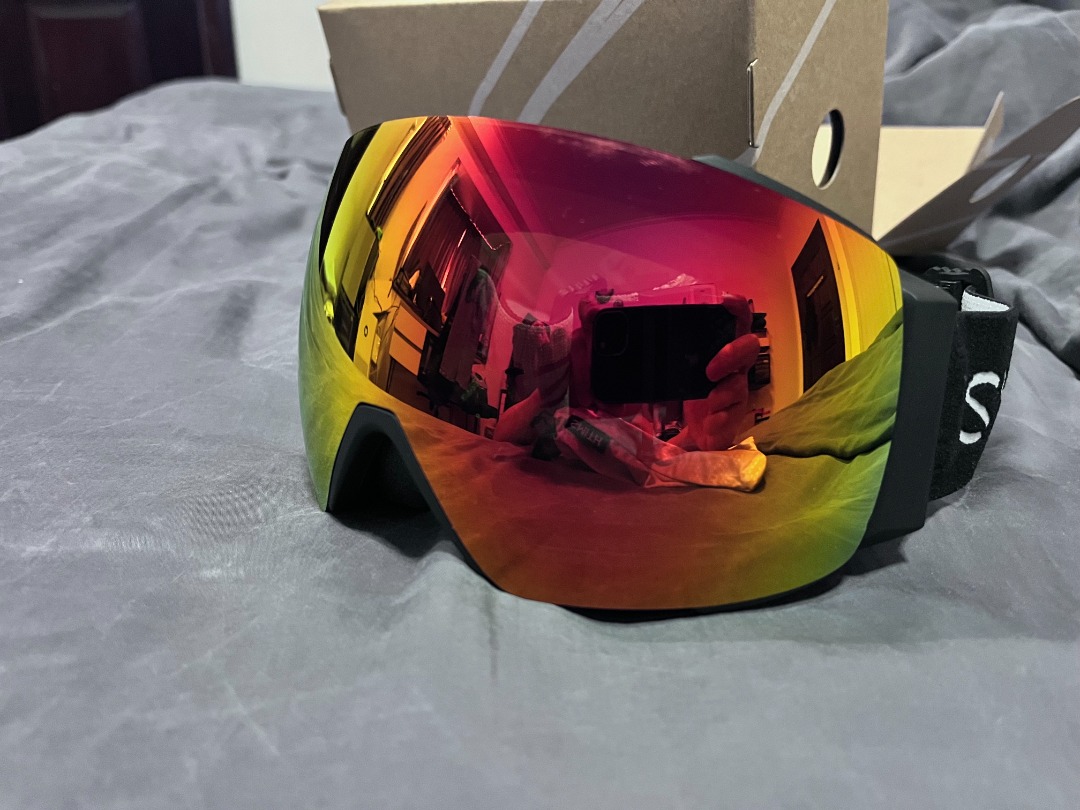 Smith I/O Mag Ski Goggles Lens: ChromaPop Everyday Red Mirror ...