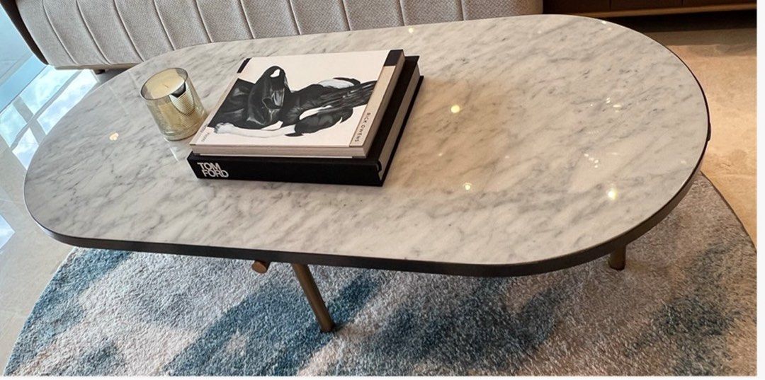 Solid Marble Coffee Table Furniture And Home Living Furniture Tables And Sets On Carousell