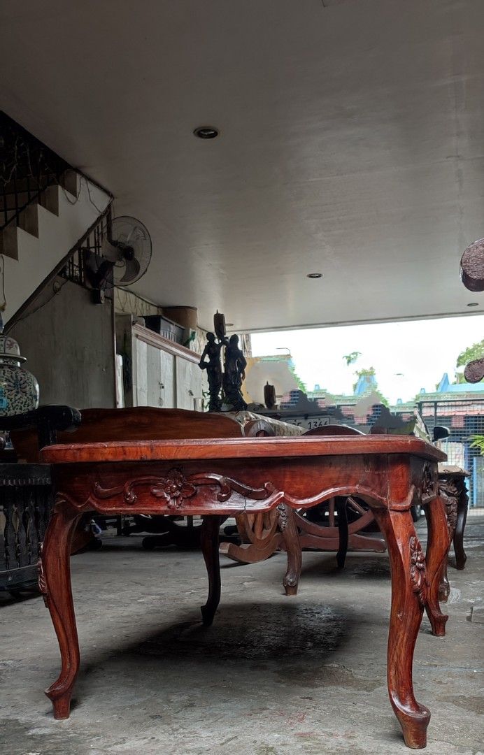 Solid Narra Center Table (Vintage), Furniture & Home Living, Furniture ...