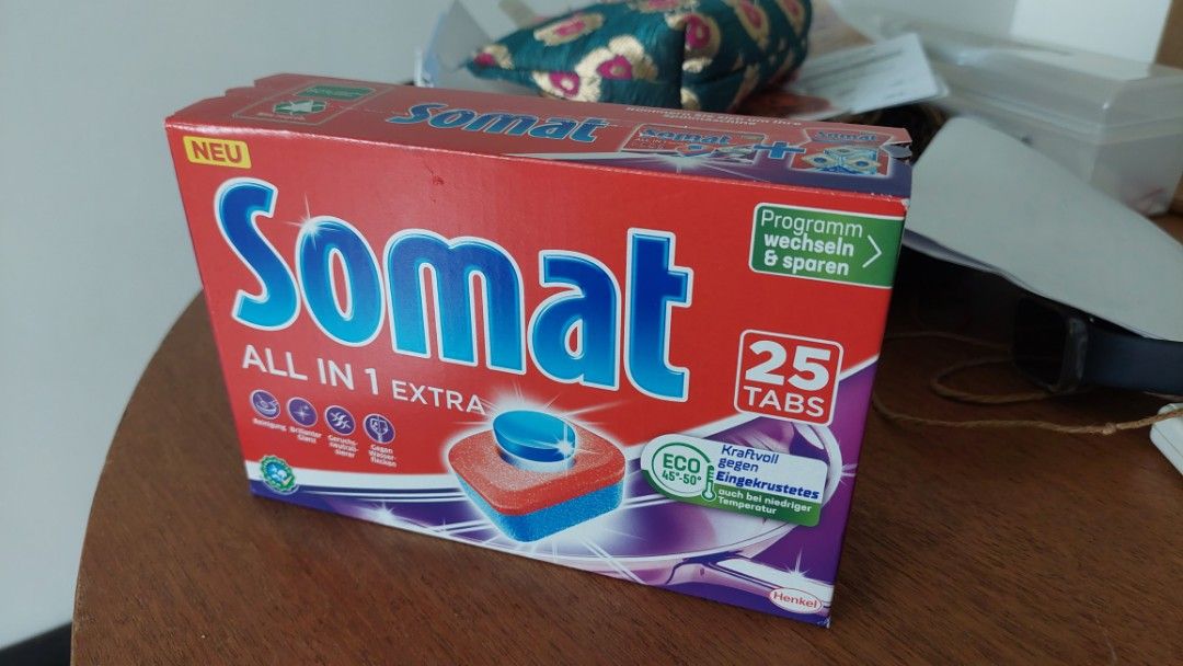 Somat dishwasher dishwashing tablets - brand new unopened pack ...