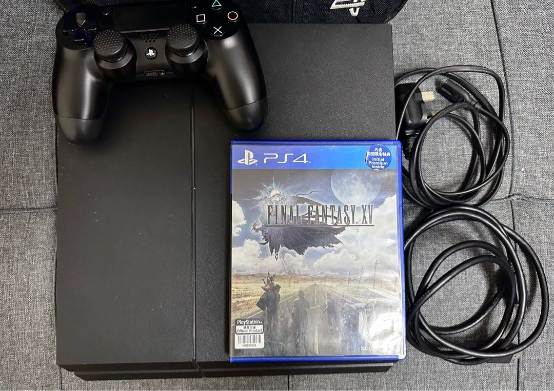 Sony PS4 PHAT 1 TB with free game FFXV, Video Gaming, Video Game ...